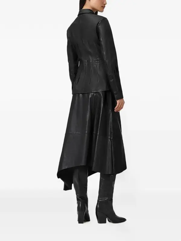 ALLSAINTS Asymmetric Panelled Midi Skirt