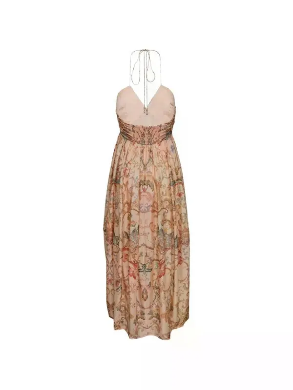 Zimmermann Roselight Halterneck Maxi Dress