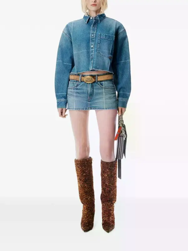 Alexander Wang Cropped Button-down Shirt