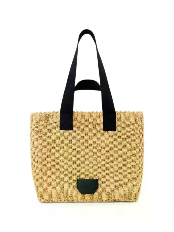 ALLSAINTS Izzy Woven Tote Bag - Neutrals