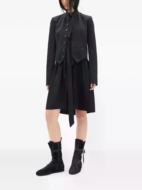 ANN DEMEULEMEESTER Tie-detail Midi Dress