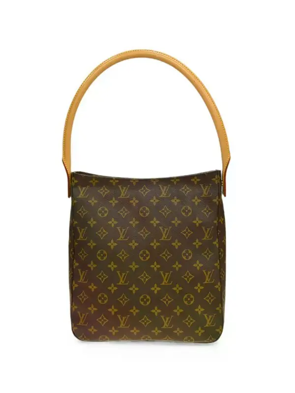 LOUIS VUITTON Monogram Canvas Looping Gm Shoulder Bag - Brown