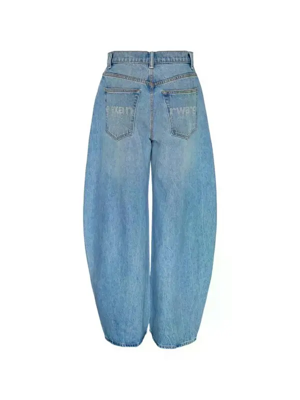 Alexander Wang Blow Up Wide-leg Jeans - Blue