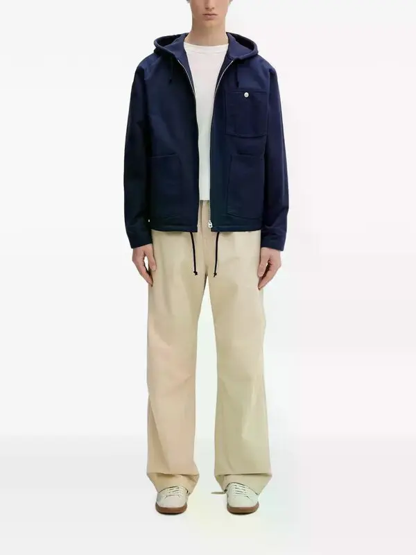 Kenzo Logo-embroidered Zip-up Jacket