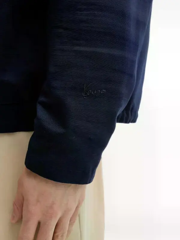 Kenzo Logo-embroidered Zip-up Jacket