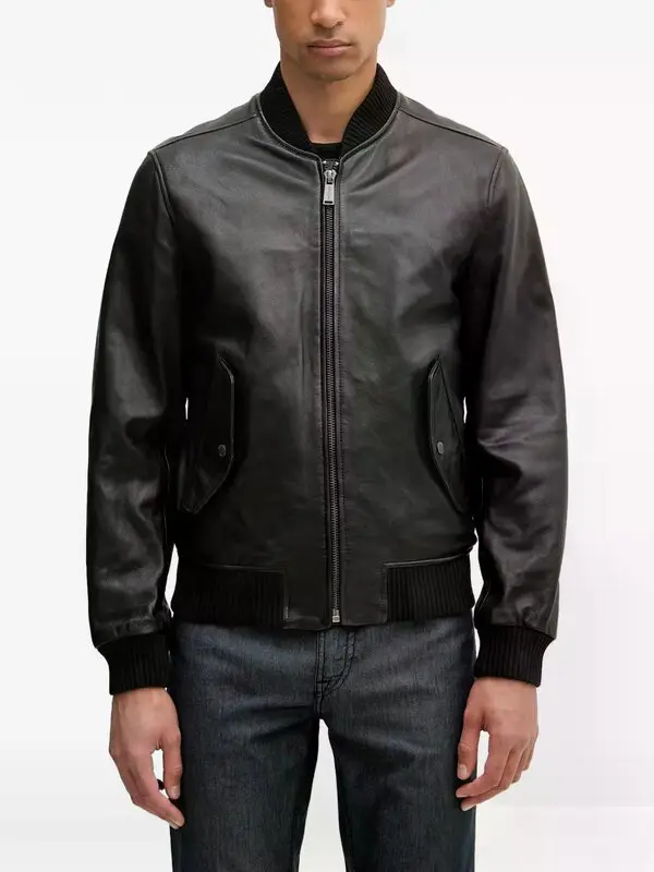 TRUSSARDI Quilted Trim Jacket - Black