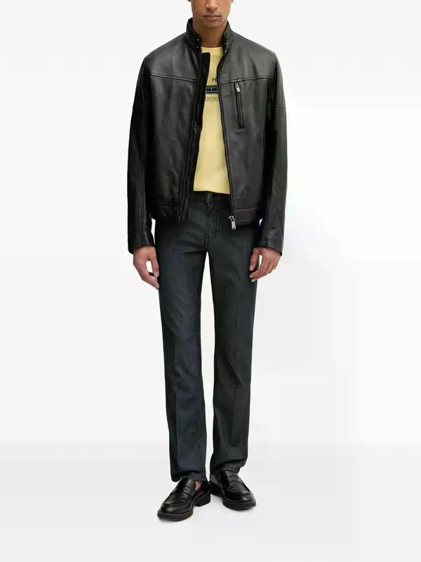 TRUSSARDI Zip-up Jacket With Chest Pocket