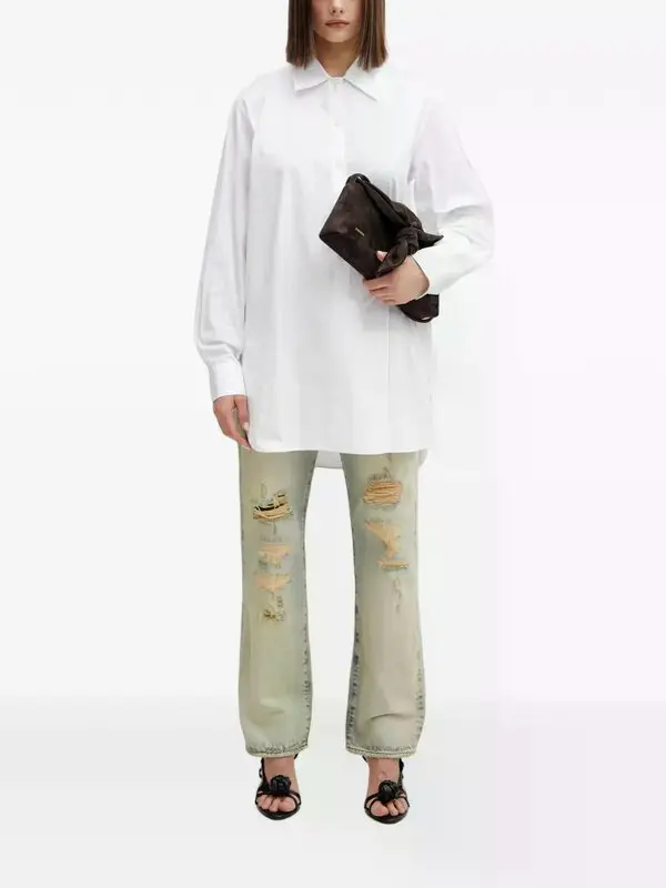 Kenzo Distressed Effect Straight-leg Jeans