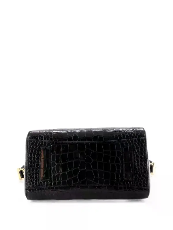 Givenchy Antigona Crocodile Embossed Leather Satchel
