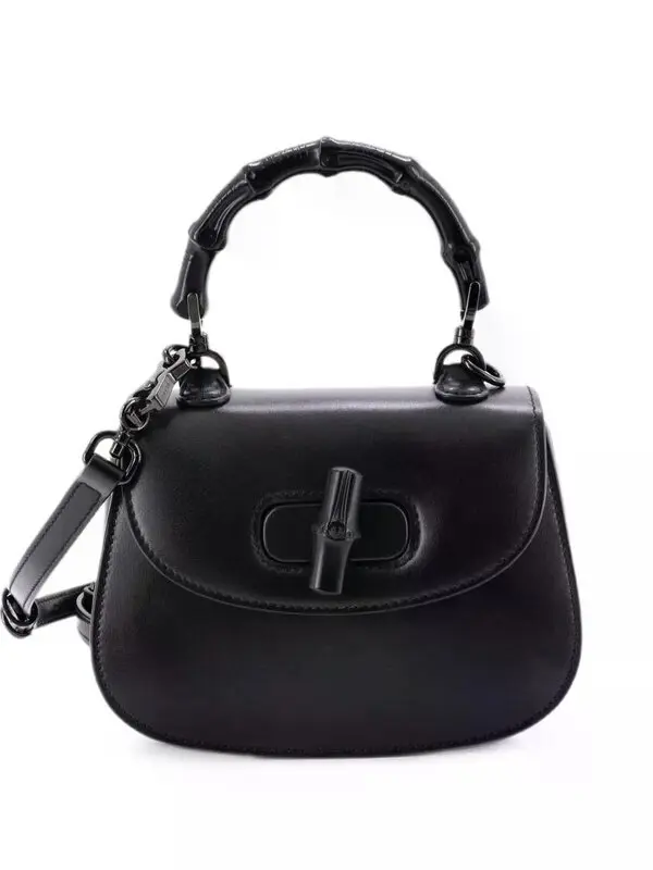 Gucci Bamboo 1947 Leather Mini Top Handle Bag