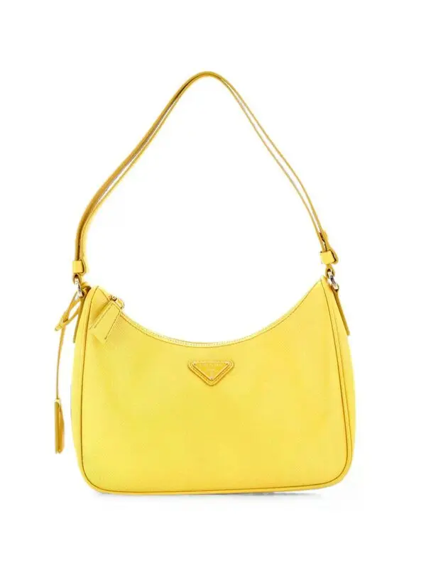 Prada Re-edition Hobo Saffiano Leather Mini Shoulder Bag