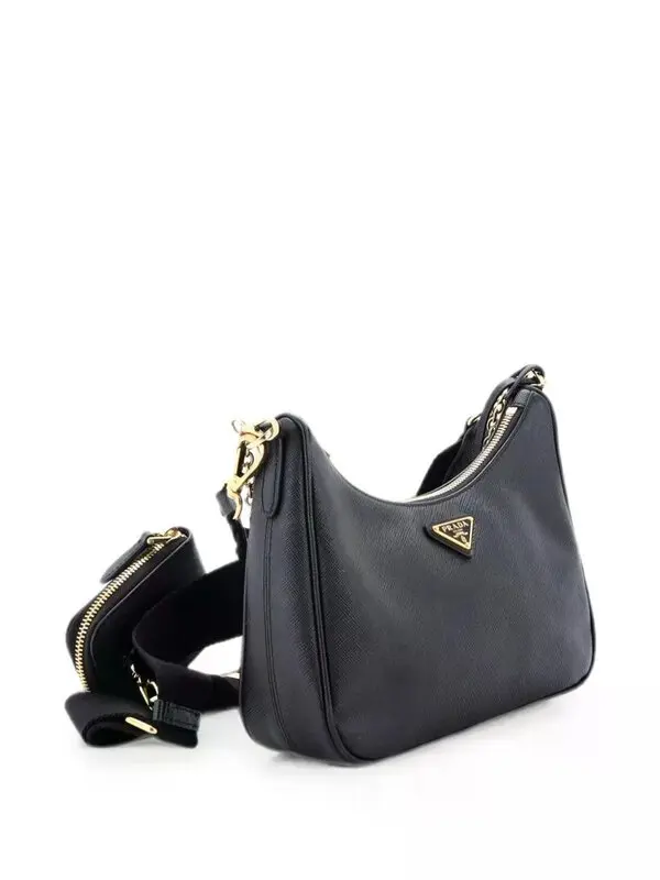 Prada Re-edition 2005 Shoulder Bag Saffiano Leather - Black