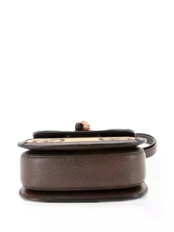 Gucci Jumbo Gg Canvas Mini Crossbody Bag - Brown