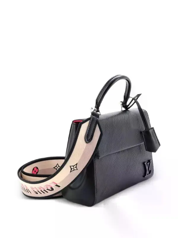 LOUIS VUITTON Cluny Top Handle Bag - Black