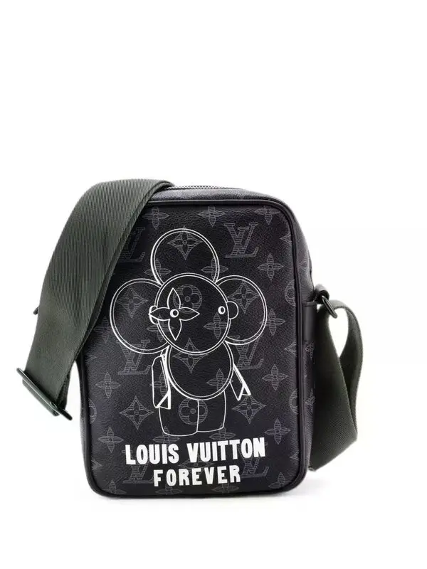 LOUIS VUITTON Vivienne Monogram Eclipse Pm Danube Crossbody Bag - Black