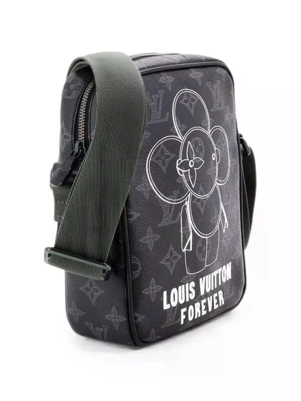 LOUIS VUITTON Vivienne Monogram Eclipse Pm Danube Crossbody Bag - Black