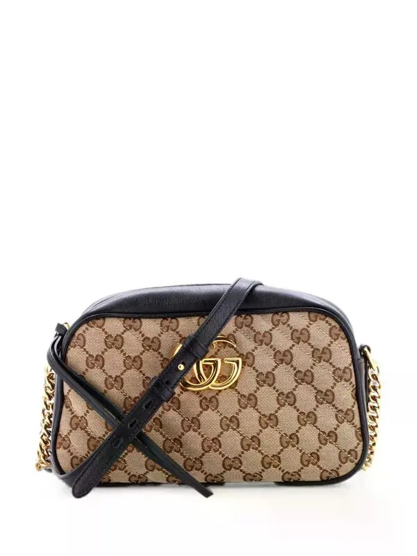 Gucci Gg Marmont Shoulder Bag - Brown