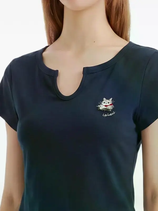 B+AB Cat-patch T-shirt