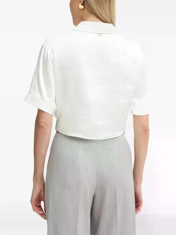 FRACOMINA Crew Neck Cardigan - White