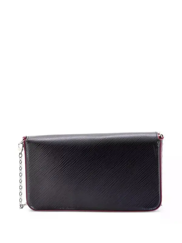 LOUIS VUITTON Felicie Pochette Epi Leather Crossbody Bag - Black