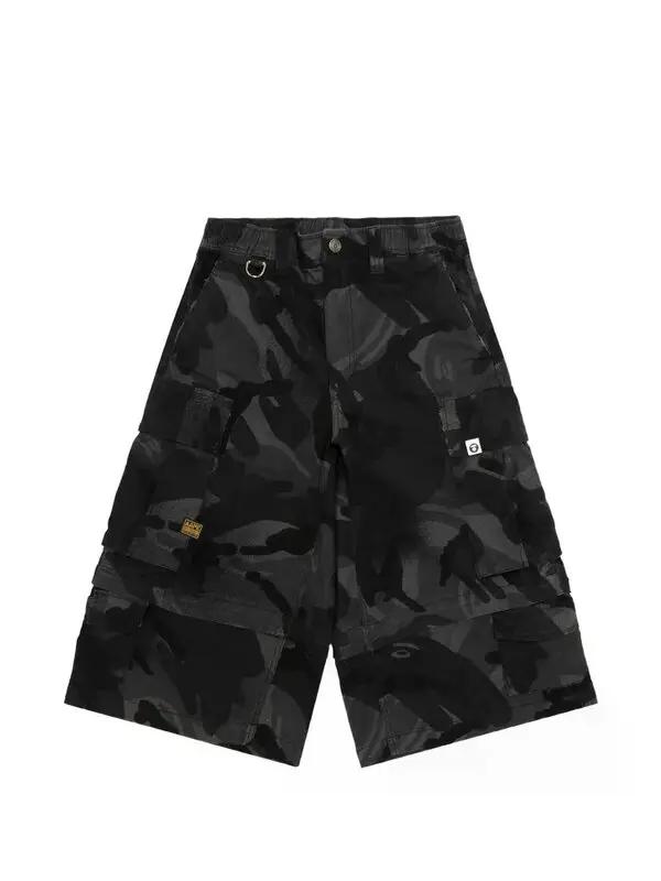 AAPE BY *A BATHING APE Camouflage Print Cargo Shorts