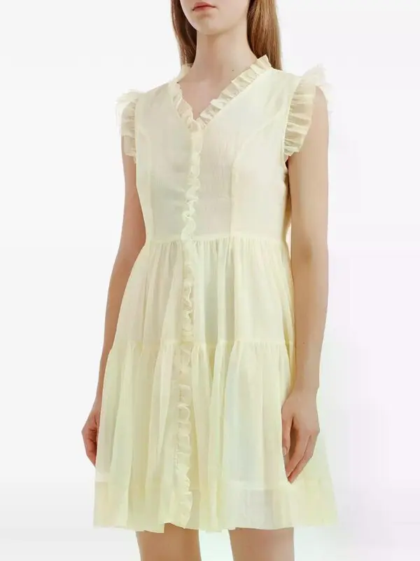 B+AB Ruffled Mini Dress