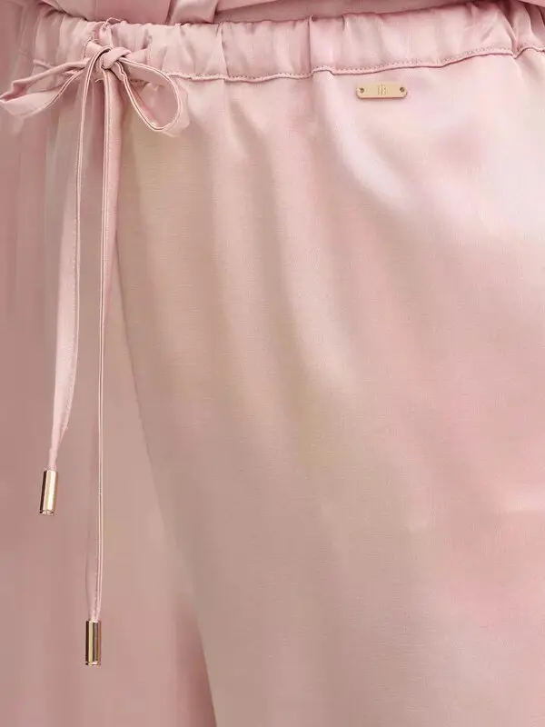 FRACOMINA Satin Palazzo Trousers