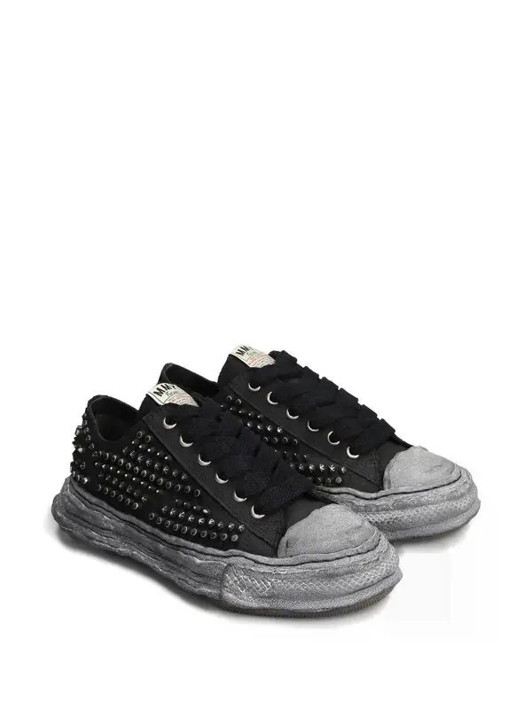 Mihara Yasuhiro Peterson Studded Low-top Sneakers - Black