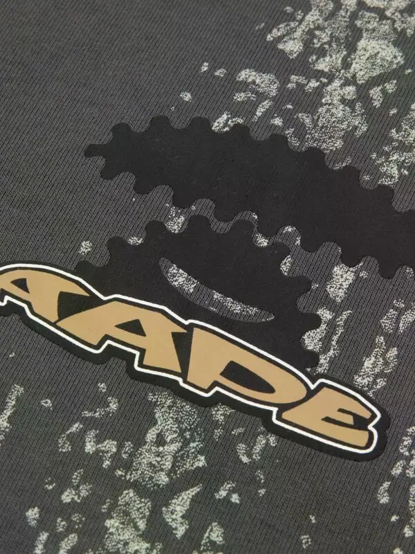 AAPE BY *A BATHING APE Aapeunvs Logo-print Cotton T-shirt