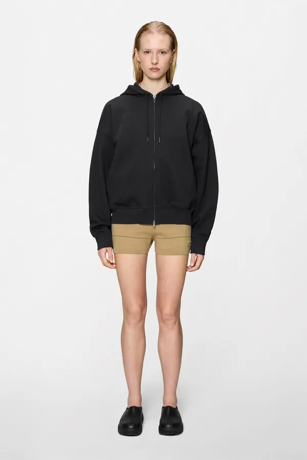 Rains Classic Zip Hoodie - Black