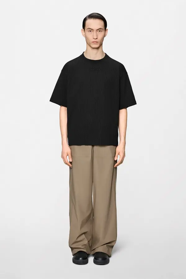 Rains Waffle T-shirt Splash - Black
