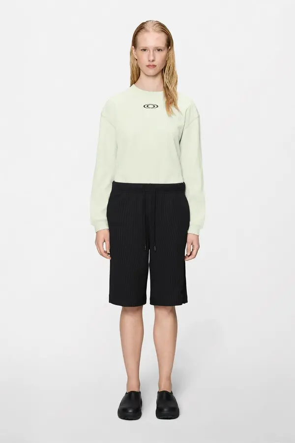 Rains Waffle Shorts Splash - Black