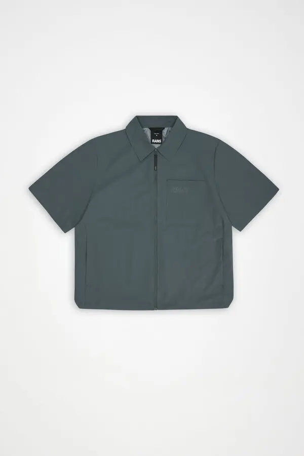 Rains Mito Short Sleeve Shirt - Grey