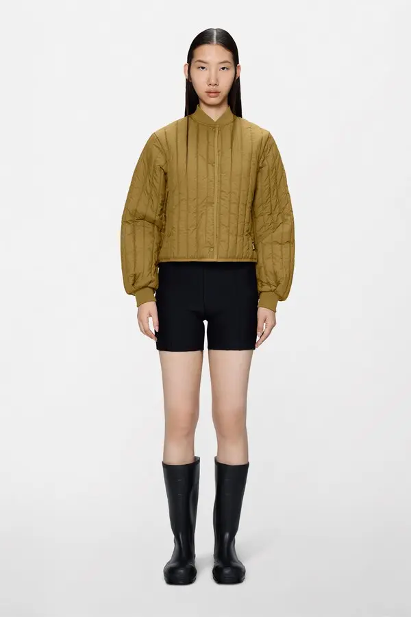 Rains Banja Liner Bomber W Jacket - Dawn