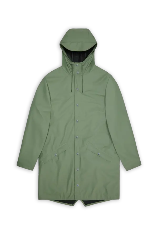 Rains Long Jacket - Green