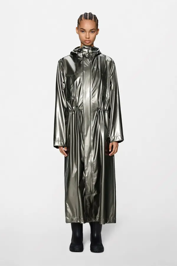 Rains Bold Longest Jacket - Grey
