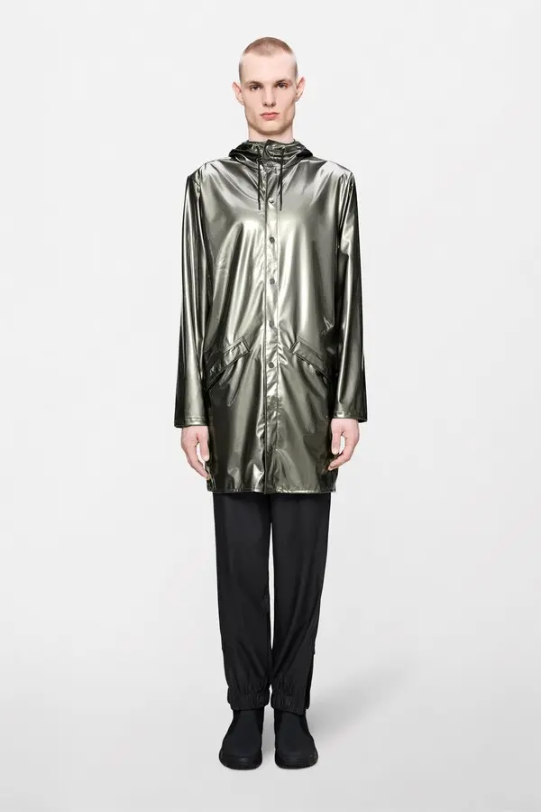 Rains Long Jacket - Grey