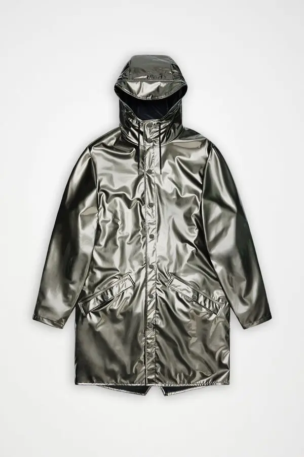 Rains Long Jacket - Grey