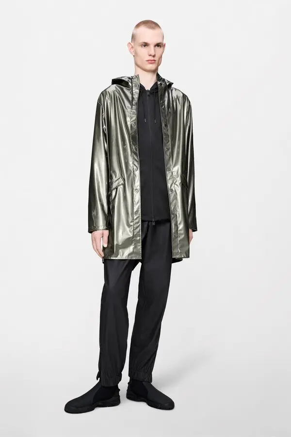 Rains Long Jacket - Grey