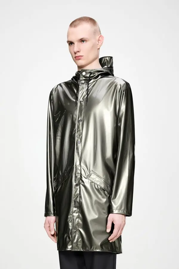 Rains Long Jacket - Grey