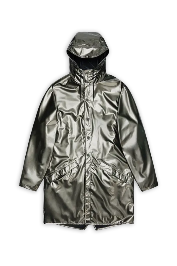 Rains Long Jacket - Grey