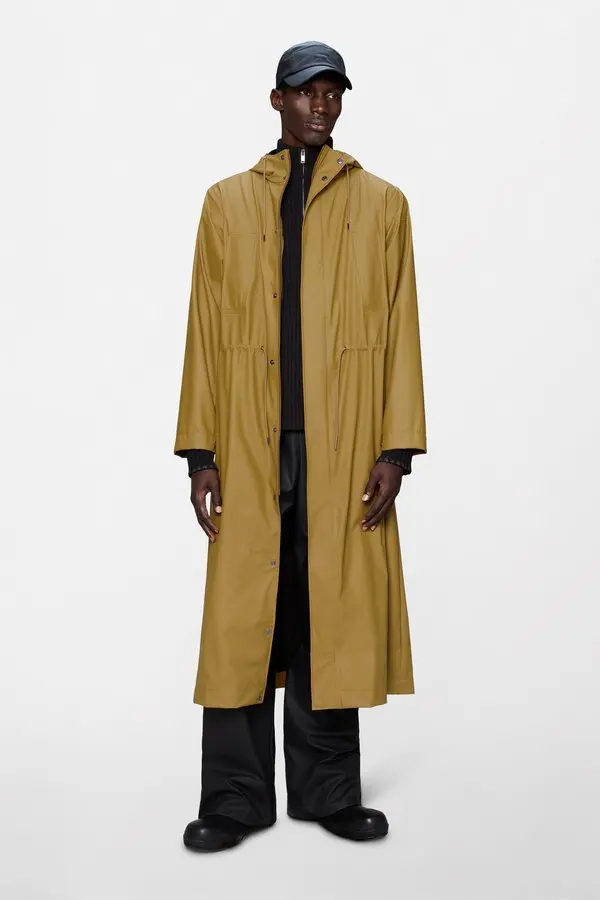 Rains Bold Longest Jacket - Dawn