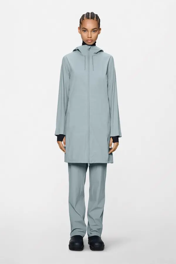 Rains Suva Hardshell Long W Jacket - Pool