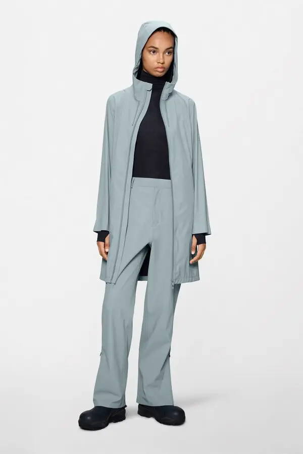 Rains Suva Hardshell Long W Jacket - Pool