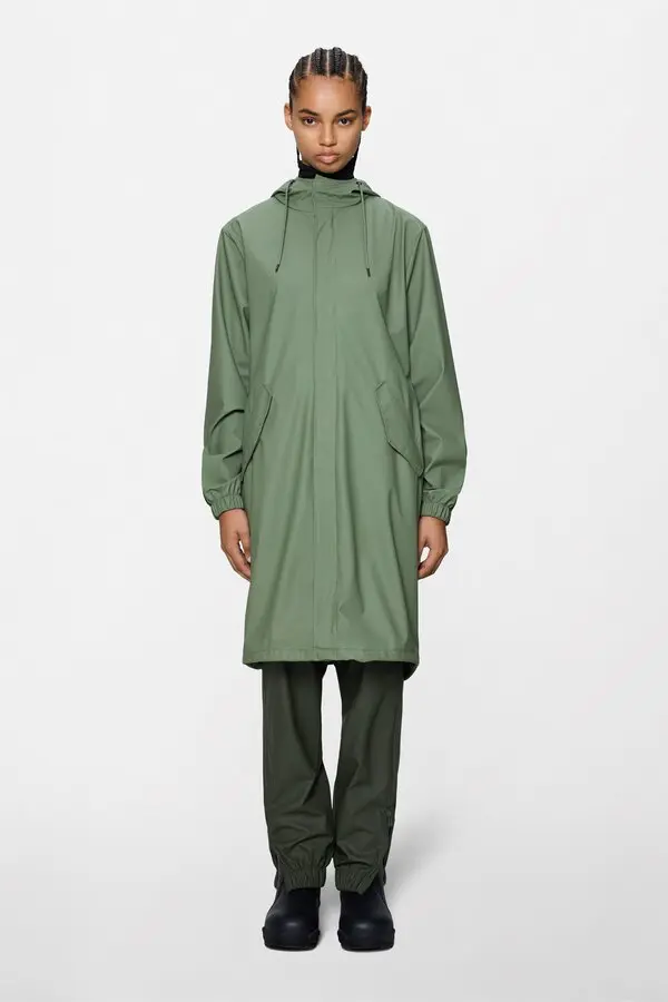 Rains Fishtail Parka - Green