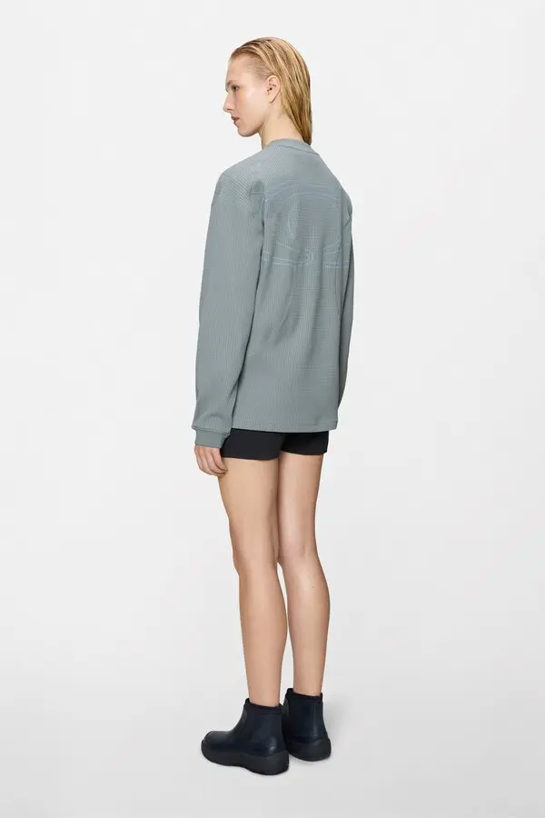 Rains Waffle Long Sleeve T-shirt Splash