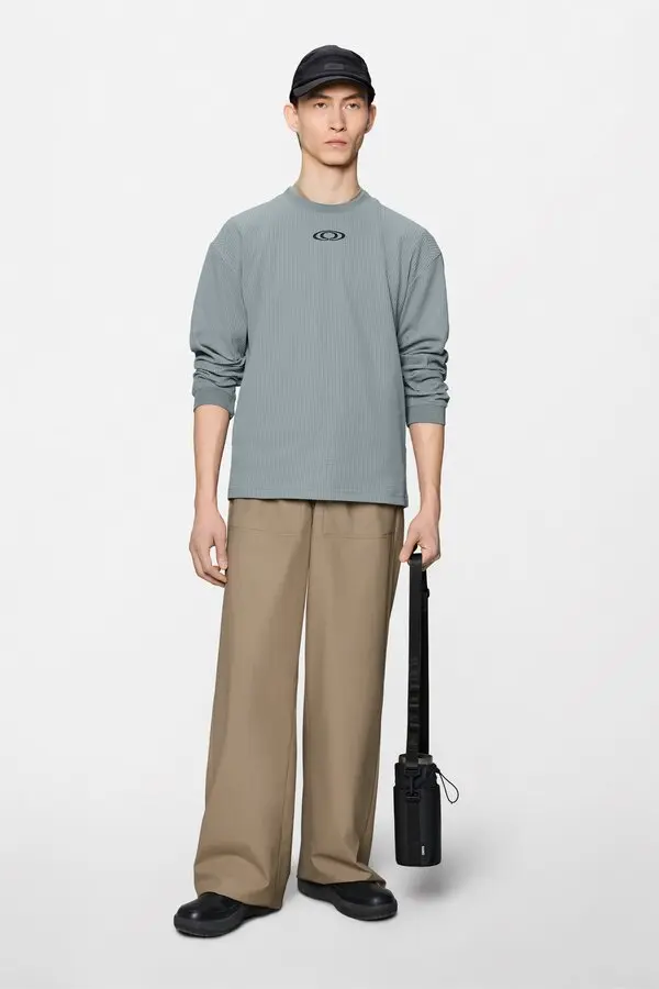 Rains Waffle Long Sleeve T-shirt Splash