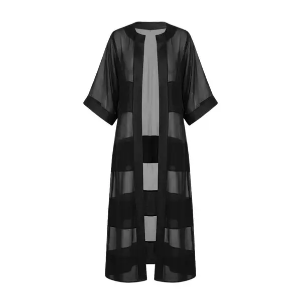 GLAM ON YOU Rhianna Robe - Black