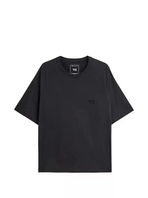 Y3 Logo-print Raglan-sleeve T-shirt