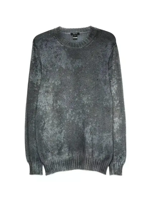 Avant Toi Ribbed Knit Crew Neck Sweater